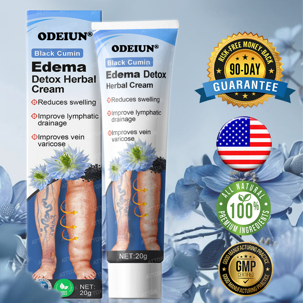 ODEIUN® Black Cumin Edema Detox Herbal Cream – Urbanstyle Haven